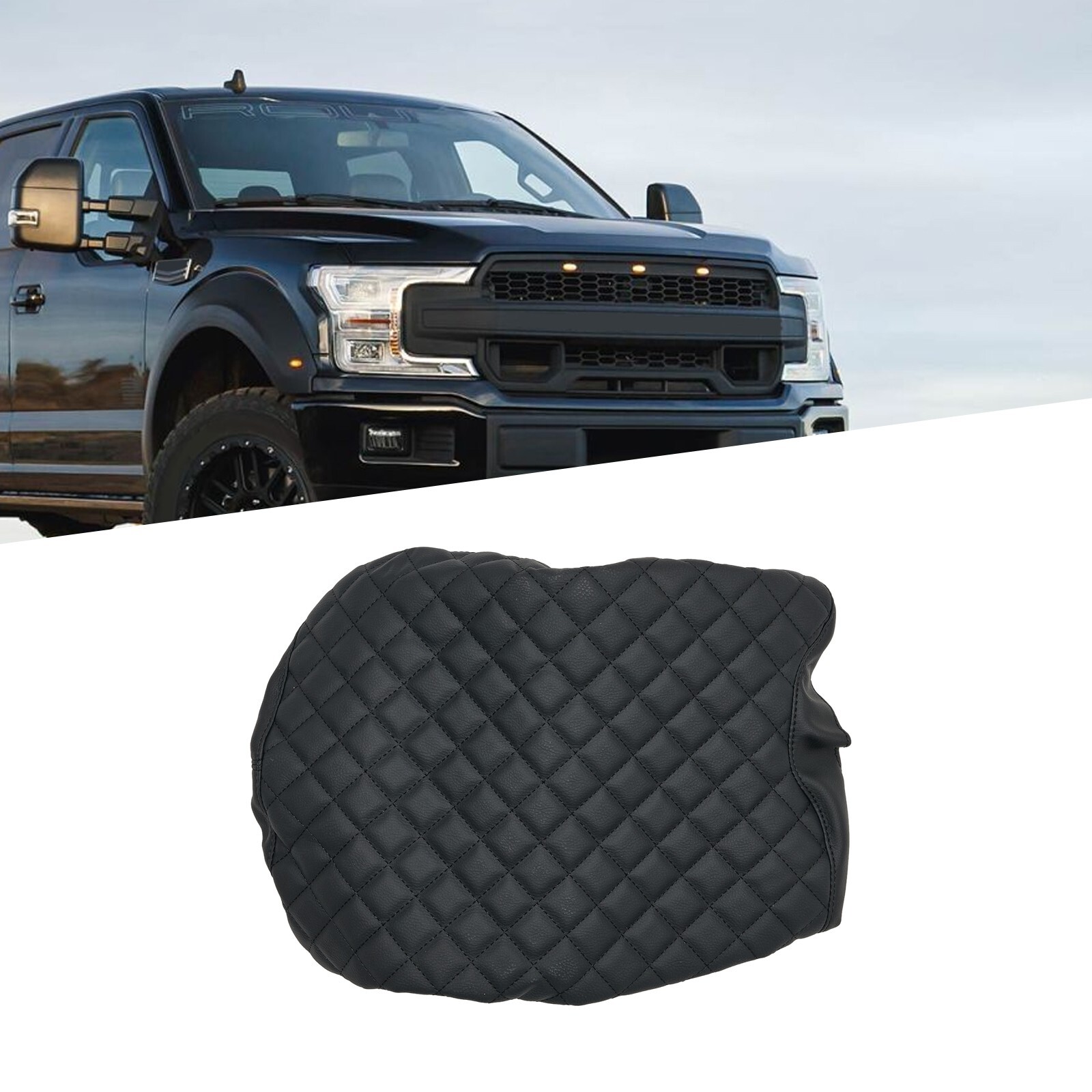 French Double Seam Design For Ford F150 F250 F350 Center Console Lid ...
