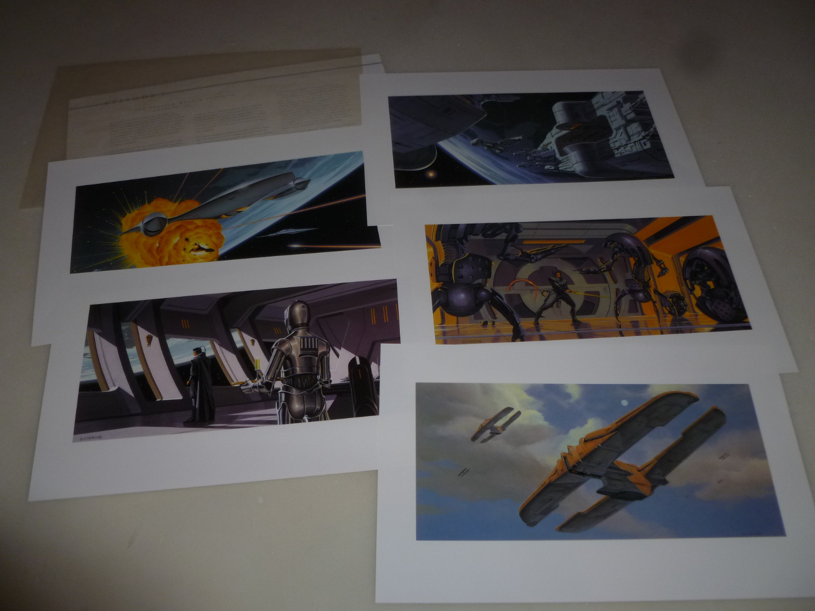VINTAGE STAR WARS EPISODE I PHANTOM MENACE PORTFOLIO DOUG CHIANG ...