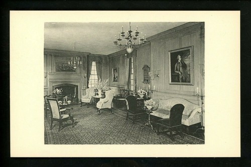 Delaware DE postcard Winterthur, Henry Francis du Pont Museum home ...