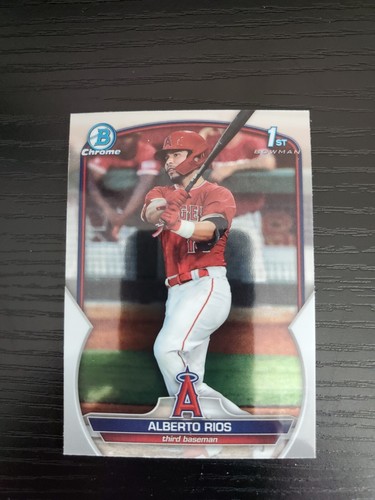 Alberto Rios - 2023 Bowman Draft Chrome Prospect 1st Bowman Base BDC ...