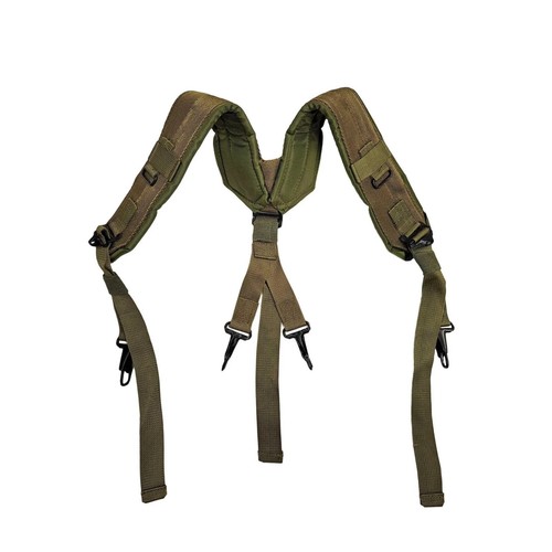 USGI LC-1 LBV Suspenders– Military OD ALICE Load Bearing Harness USMC ...