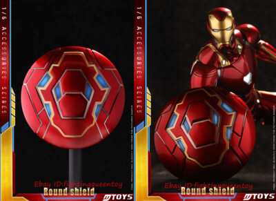 MTOYS ms001 Iron Man MK50 Alloy Round Shield Accessory INSTOCK | eBay
