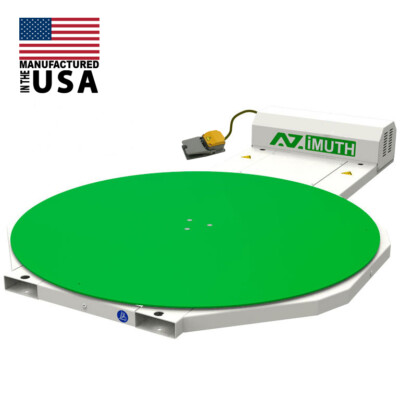 NEW AZIMUTH-300 Pallet Wrapper (Stretch Wrapper) Turntable 59" Shrink ...