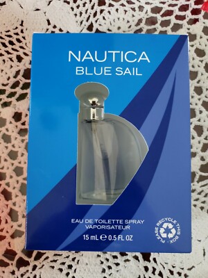 Nautica Blue Sail Eau de Toilette Spray Cologne ~ 0.5 fl oz / 15mL New ...