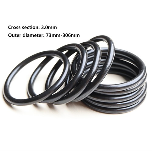3mm Cross Section O Rings Pack of 2 x Nitrile Rubber Seals NBR -71 to ...