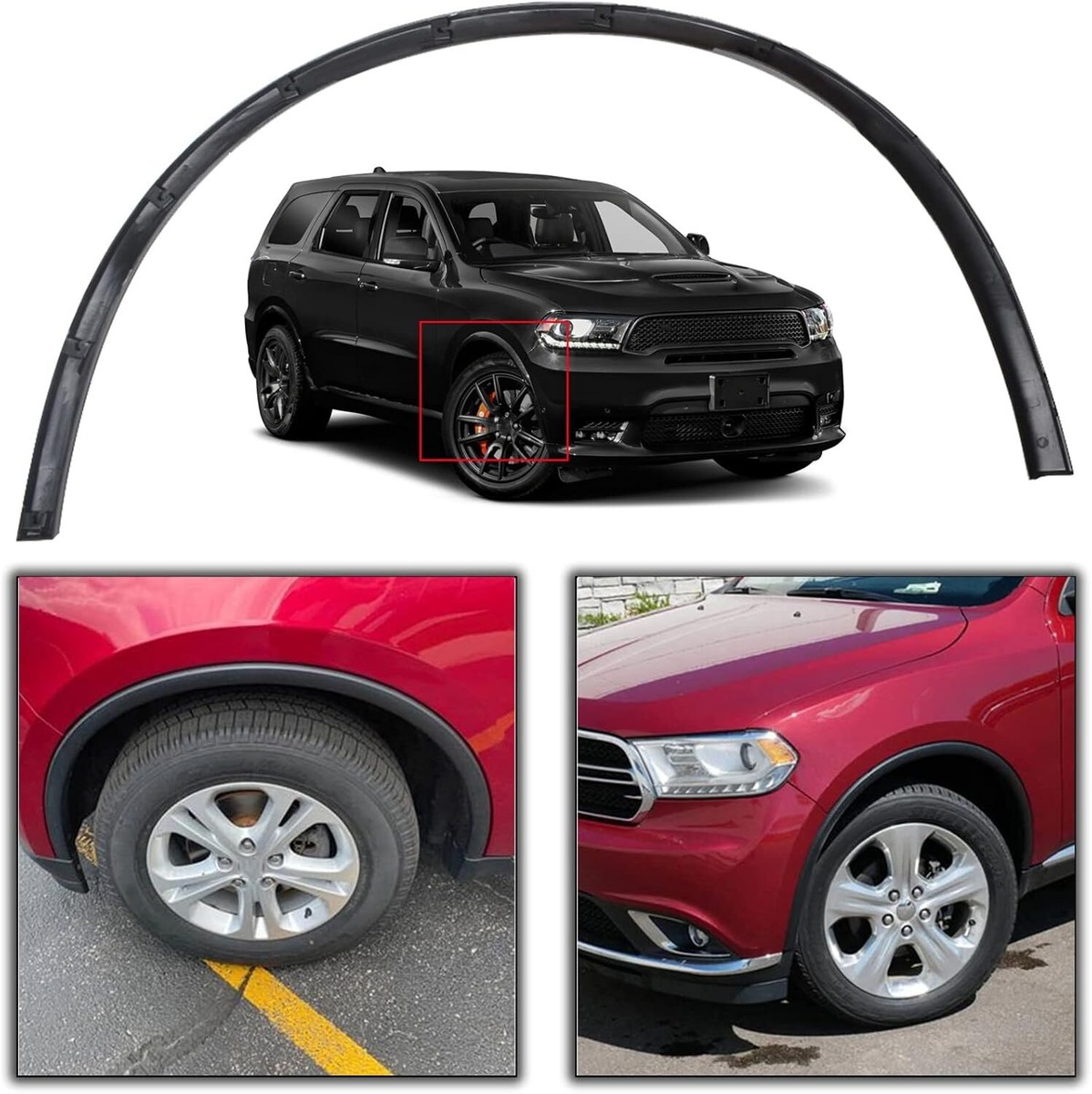 Plastic Trim Replacement Front Right Wheel Arch Flare Trim For Dodge ...