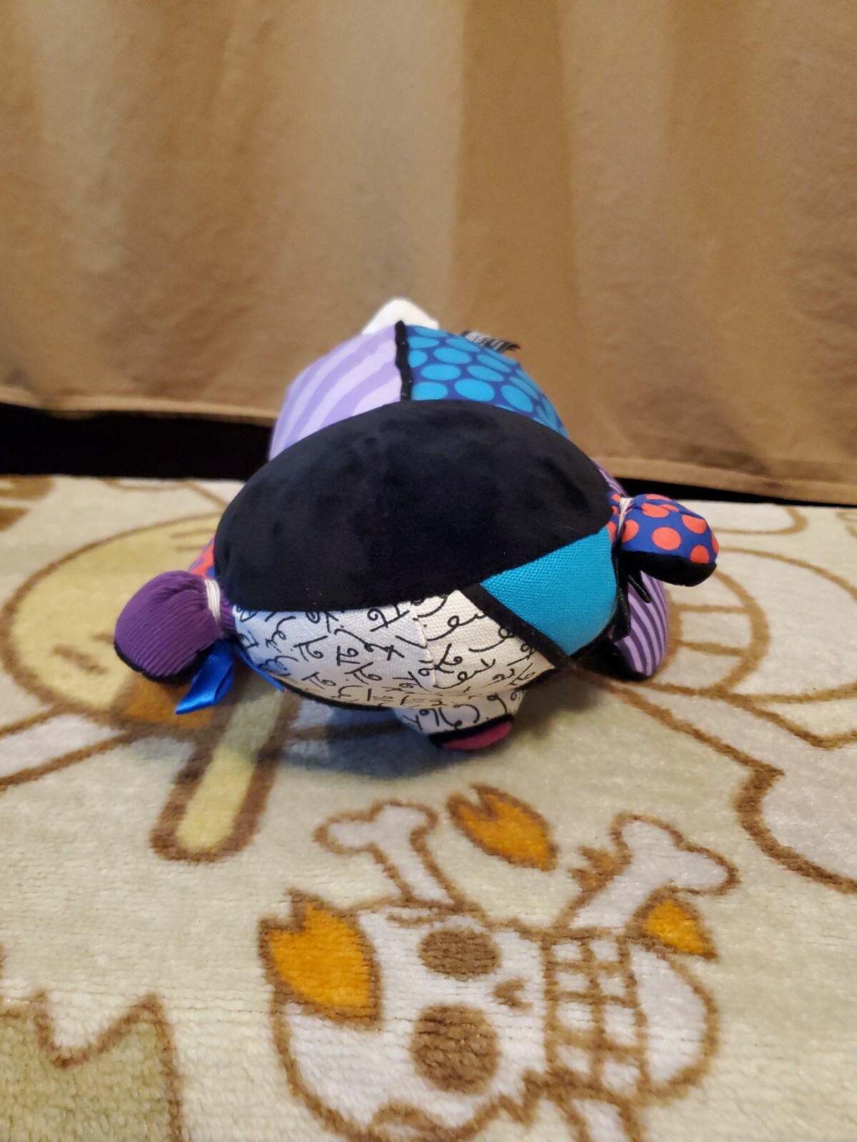 Britto Popplush for Enesco Approx 15” Jackson The Panda Bear Purple ...