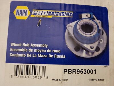 NAPA PROFORMER PGB PBR953001 WHEEL HUB ASSEMBLY BEARING FOR TOYOTA ...