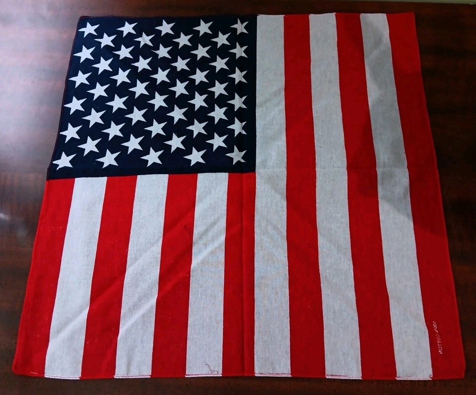 Unused Set 6 American Flag Stars & Stripes Dinner Napkins 21" x 21" | eBay