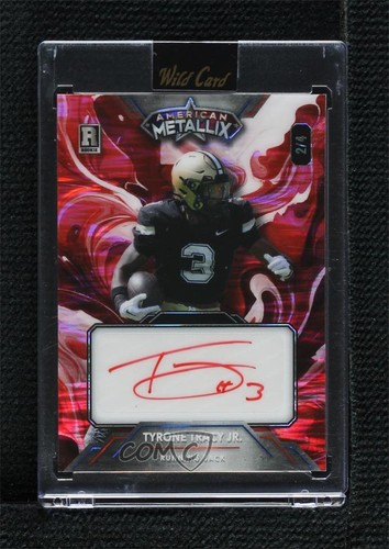 2023 American Metallix Pro-Look Football WildLiquid 2/4 Tyrone Tracy Jr ...