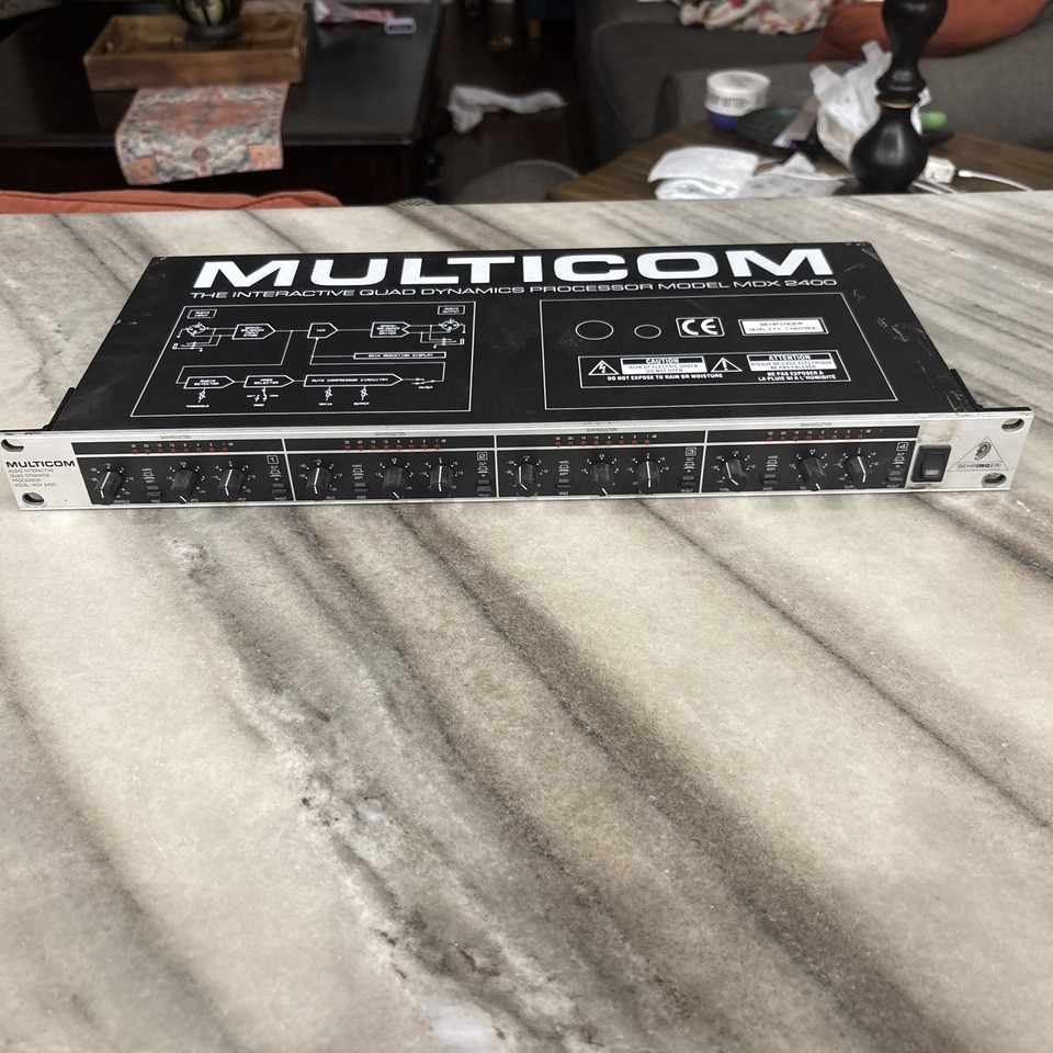 Behringer Multicom Audio Interactive Quad Dynamics Processor Model MDX ...