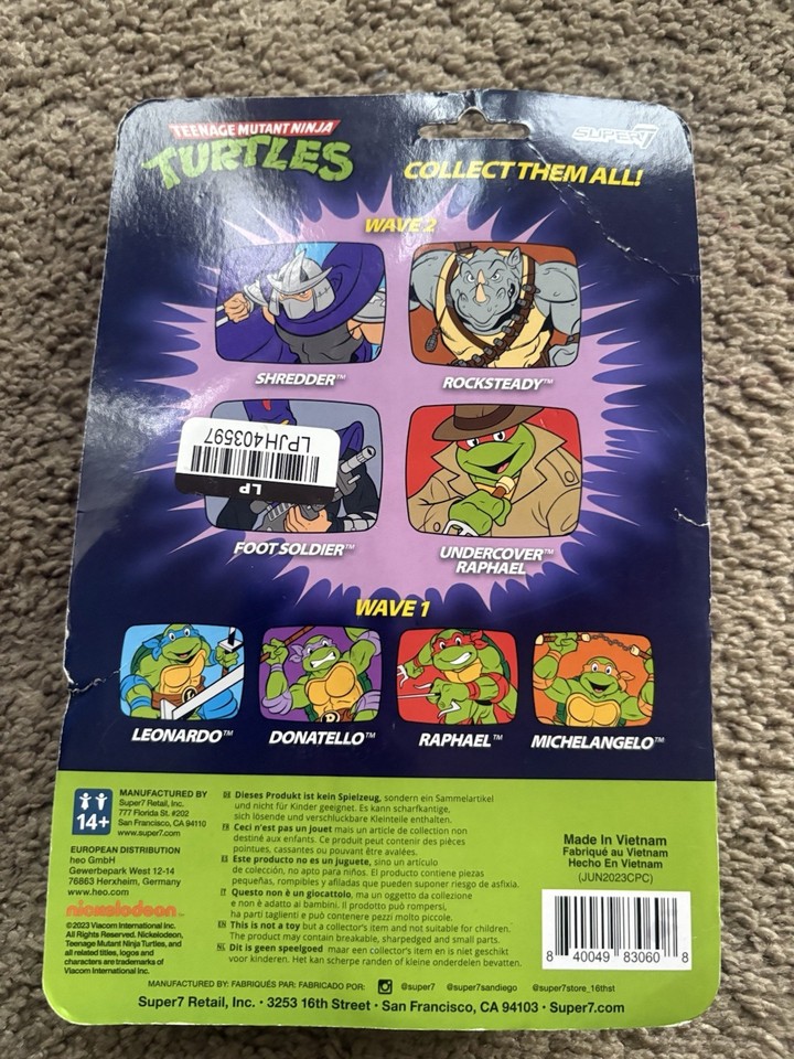 Teenage Mutant Ninja Turtles Foot Soldier Action Figure | eBay