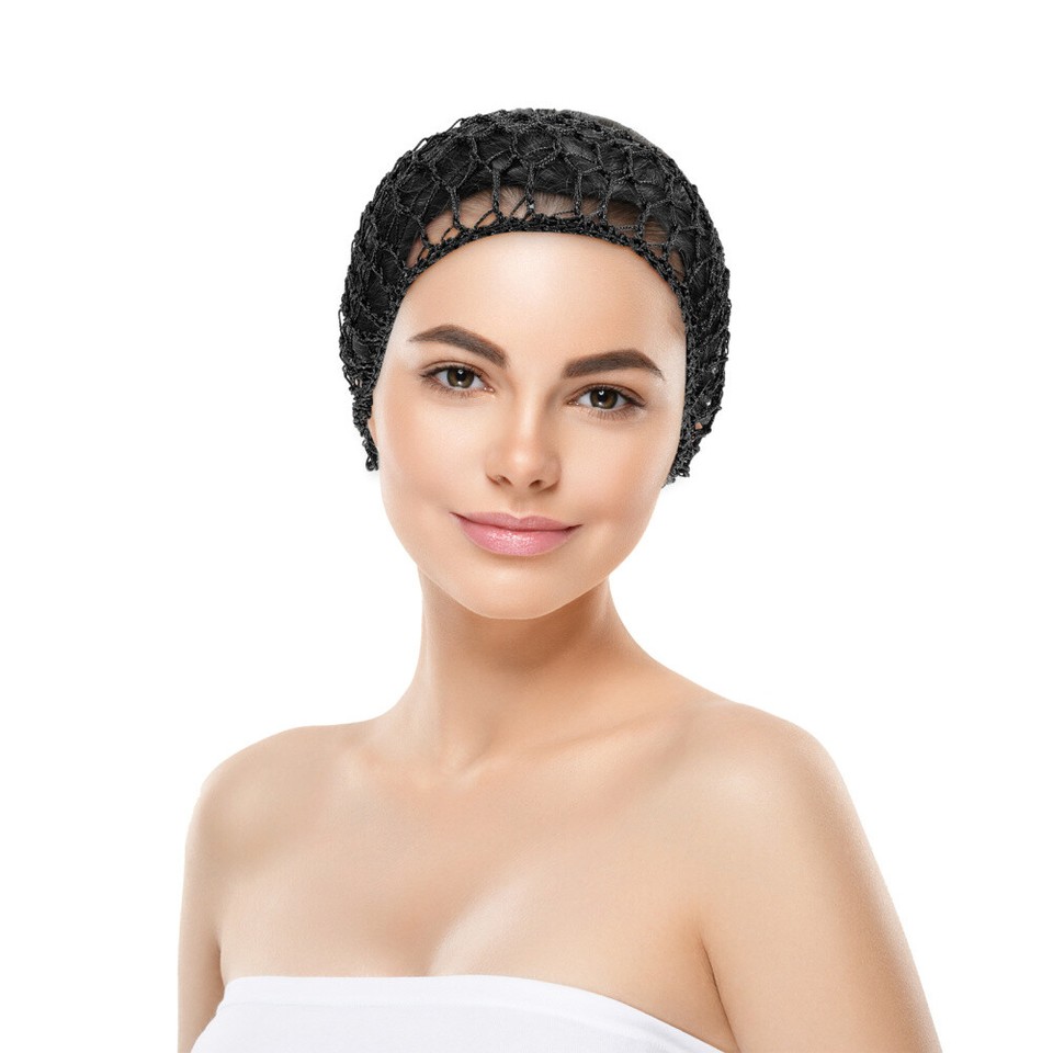 1PC Rayon Net Hair Net Hair Net Bands hair net bonnet hat black girl ...
