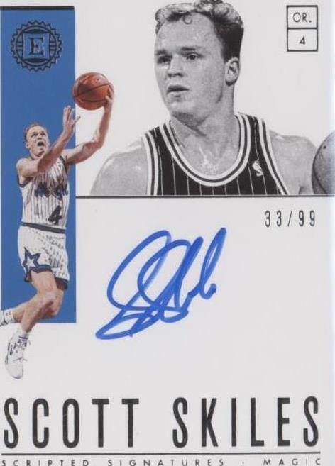 2018-19 Panini Encased - Scripted Signatures Scott Skiles #SC-SSK /99 ...