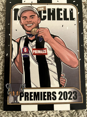 TOM MITCHELL COLLINGWOOD 2023 PREMIERSHIP PREMIERS CARD LTD EDITION OF ...