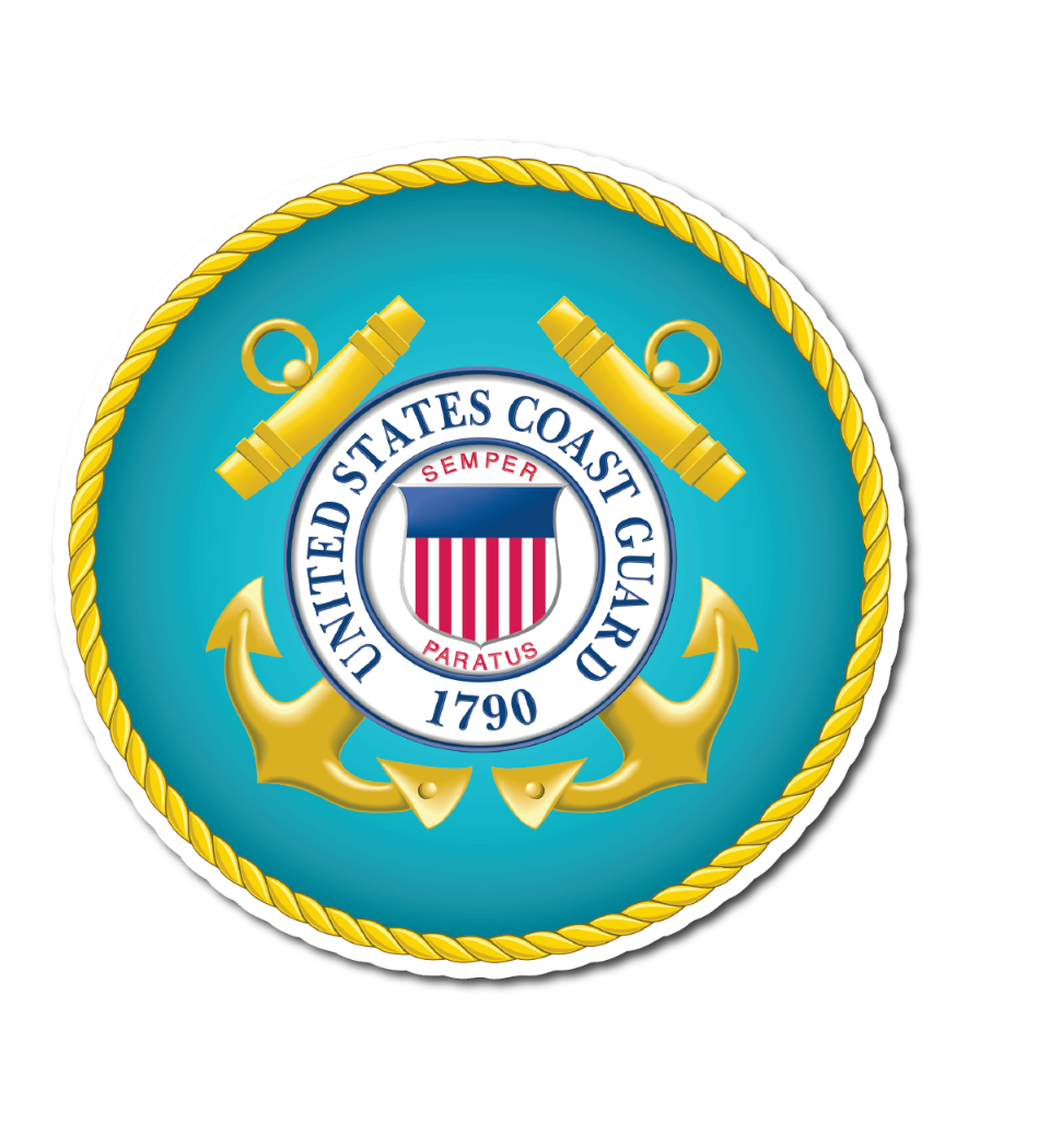 United Stated Coast Guard Vinyl Decal Sticker, Car Laptop Window ...