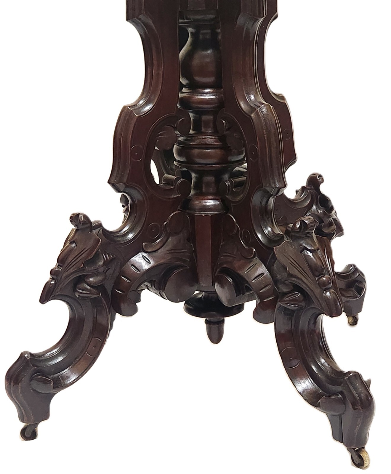 Center Parlor TABLE, Thomas Brooks NYC, Renaissance Victorian, Marble ...
