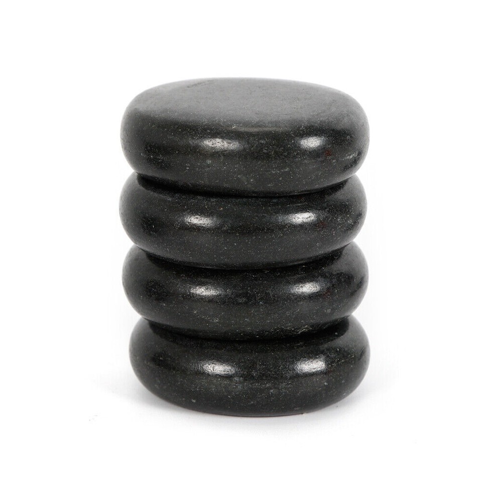 20PCS SPA Hot Massage Volcanic Basalt Stone Rock Set Oiled Massager ...