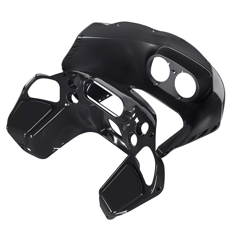 Vivid Black Inner Outer Fairing For Harley Davidson Road Glide FLTR ...