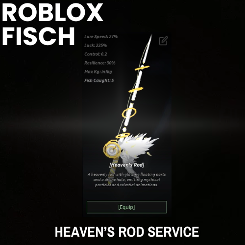 🐟 ROBLOX Fisch | Heaven's Rod | FAST DELIVERY ⭐CHEAPEST⭐ | eBay