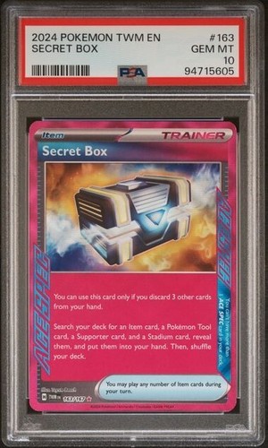 Secret Box ACE SPEC 2024 Pokemon Twilight Masquerade TWM #163 PSA 10 ...