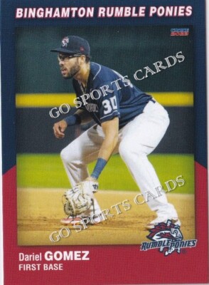 2023 Binghamton Rumble Ponies Dariel Gomez RC Rookie Mets Minor League DR | eBay