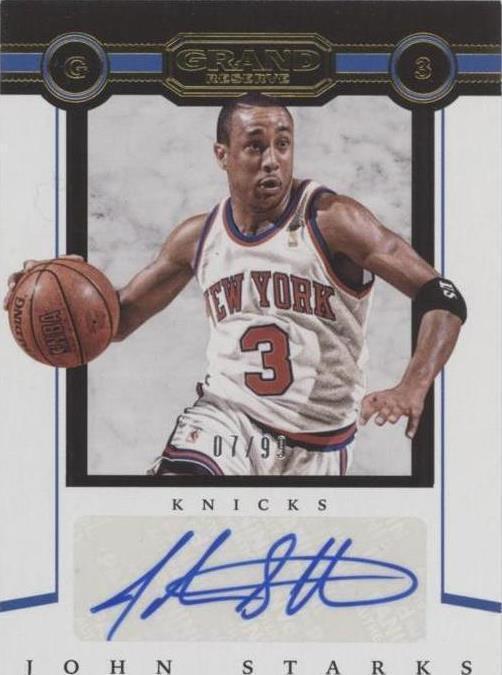 2016-17 Panini Grand Reserve - Grand Autographs John Starks #26 /99 (AU ...