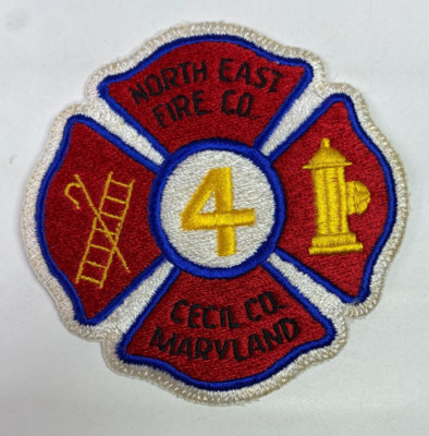 North East Fire Co 4 Cecil County Maryland MD Patch U4 | eBay