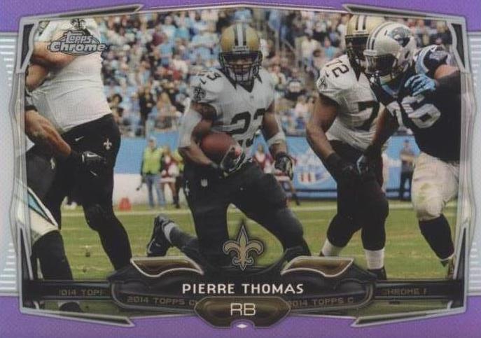 2014 Topps Chrome - Pierre Thomas #16 Purple Refractor for sale online ...