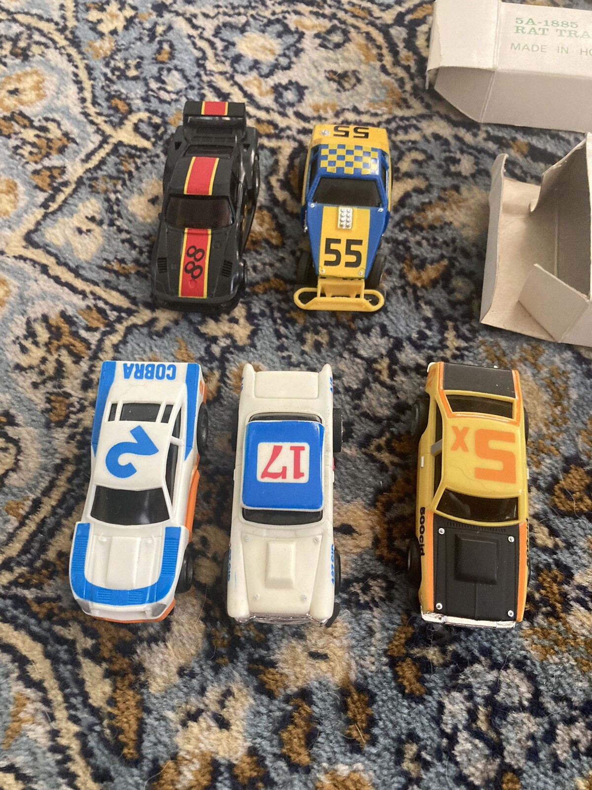 VINTAGE 1977 IDEAL TCR JAM SLOT CAR RACEWAY SLOTLESS TRACKS USED AS IS ...