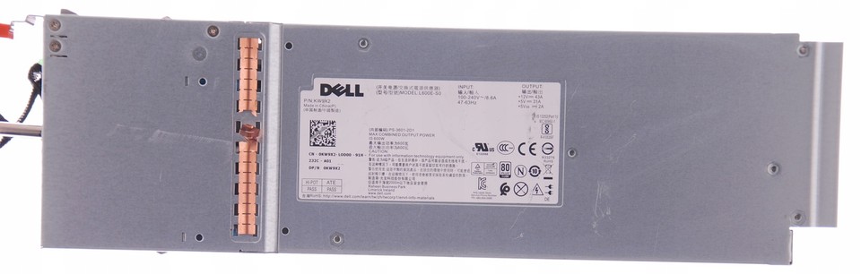 Power supply Dell 0KW9X2 600W L600E-S0 SCv320 | eBay