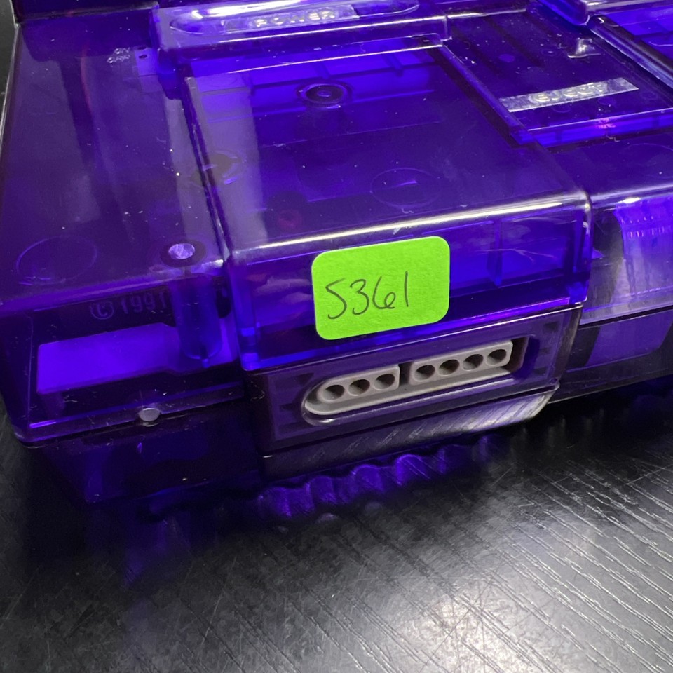 SNES Super Nintendo Console Purple | eBay