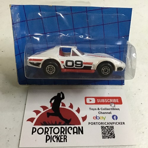 1984 MATCHBOX SUPERFAST MB WHITE CHEVY CORVETTE T TOP 1/64 DIE CAST ...