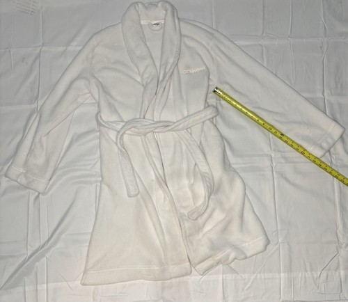 Calvin Klein Women`s Bath Robe Signature Logo French Terry Size M ~ L ...