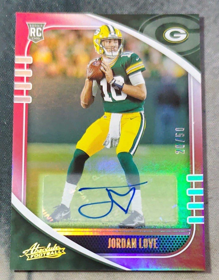 2020 Panini Absolute Jordan Love # /50 Red Rookie Autograph RC Auto | eBay