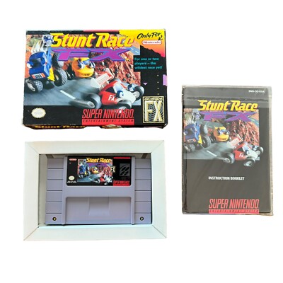 Stunt Race FX Super Nintendo SNES (CIB) Complete with Manual ...