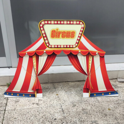 Circus Tent Stands Prop, Carnival Party Decor, Circus Archway | eBay