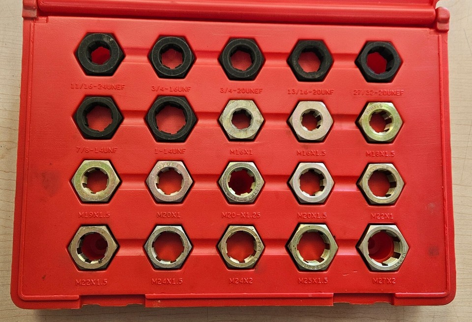 MATCO TOOLS 20-PEICE MASTER SPINDLE RETHREADER DIE SET (SR2OK) | eBay