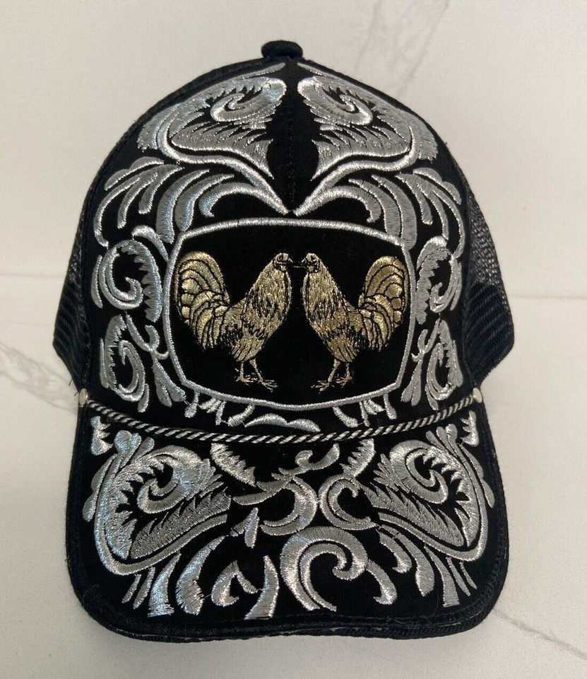 Silver Color Plated Hat Artisanal MeshBack Gris Gorra Artesanal ...