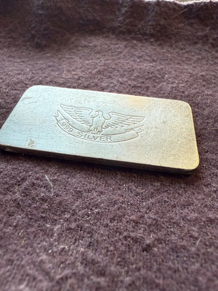 Vintage W.H Foster 1 oz .999 Silver Bar * Super Rare * Mintage Less ...