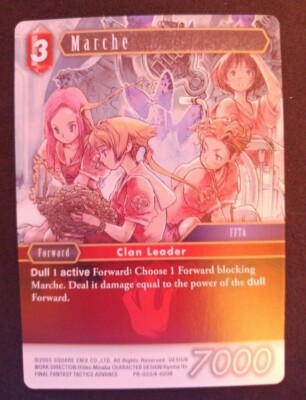 Marche - PR-033/4-020R Non Foil Final Fantasy TCG Opus Promo Card NM | eBay