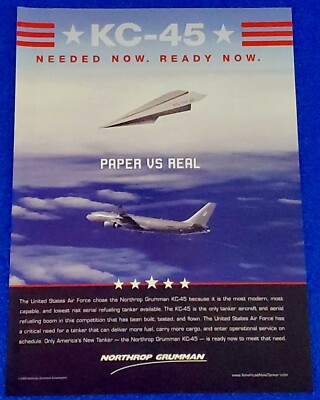 2008 NORTHROP GRUMMAN CORPORATION KC-45 U.S. AIR FORCE TANKER ORIGINAL ...
