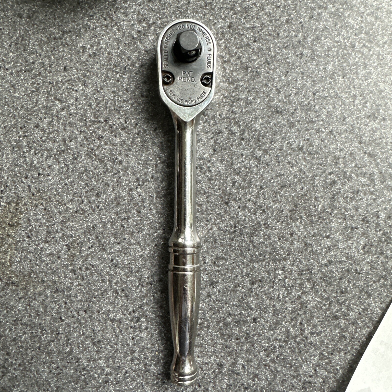 Snap-on Tools USA F80 3/8" Drive Fine Tooth Standard Handle Chrome ...