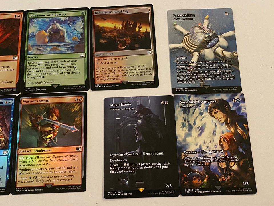 MTG Final Fantasy Lot 81 Cards - Mythic, Rares/ Holos And More | eBay