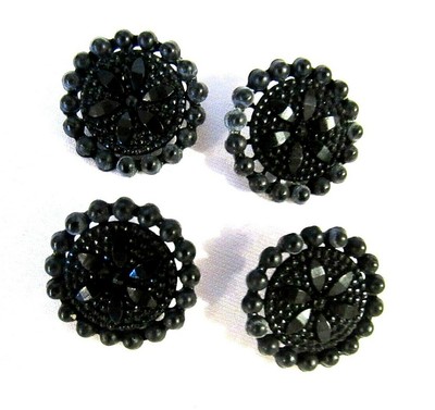 Buttons - Victorian Mourning Buttons