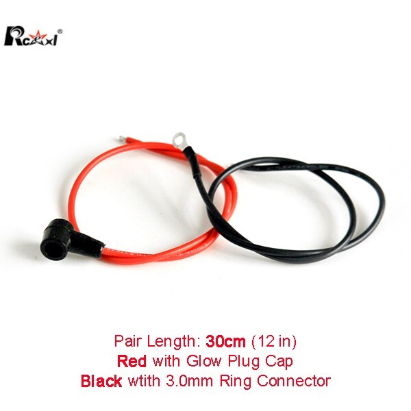 Rcexl Remote Controlled Nitro Engine Glow Plug with AWG 18 Silicone ...
