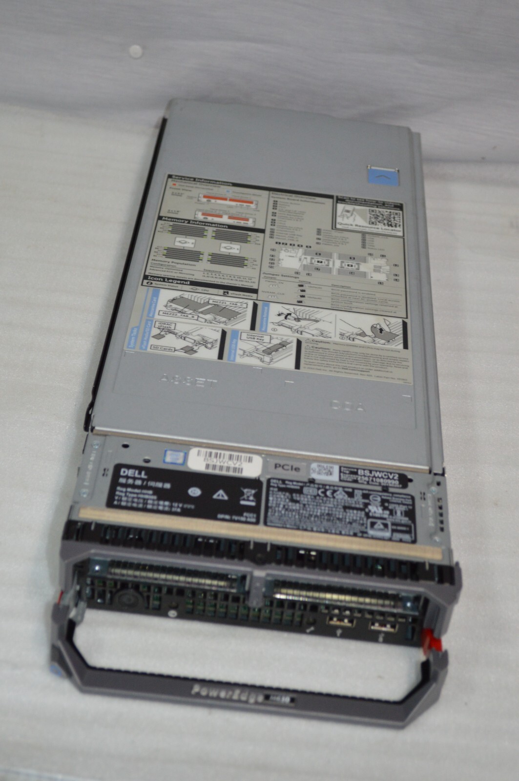 Dell Poweredge M630 Blade Server 2X Xeon E5-2609 v4 1.7GHz 96GB RAM NO ...