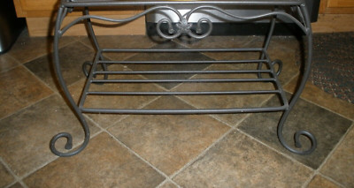 ULTRA RARE Longaberger Wrought Iron Hope Chest Side Table Stand | eBay