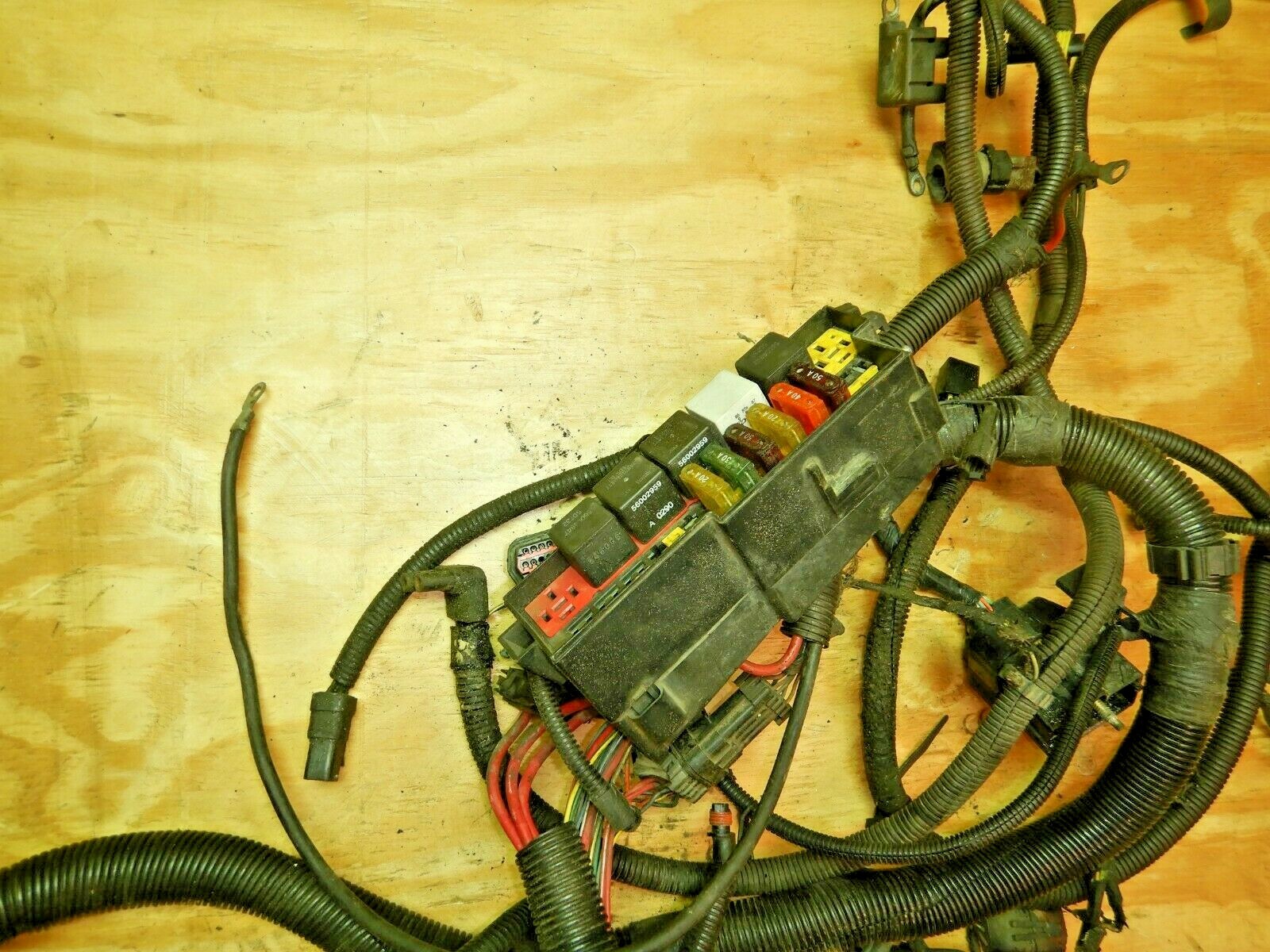 Jeep Wrangler YJ 92-95 OEM 2.5 4 Cylinder Engine Wire Harness Wiring ...
