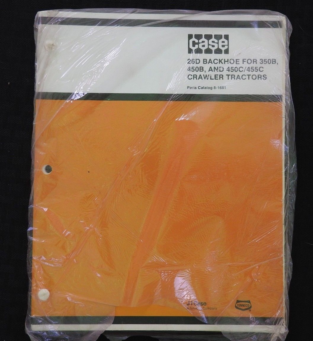 CASE 350B 450B 450C 455C TRACTOR 26D BACKHOE PARTS CATALOG MANUAL ...